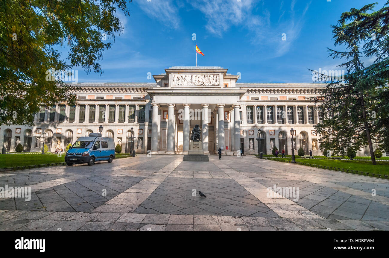 Prado Museum. Museo del Prado in Madrid Spain Stock Photo - Alamy