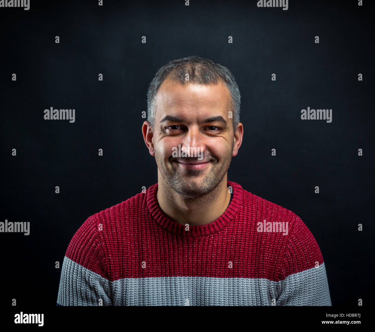 Portrait of smiling man isolated Stock Photo - Alamy