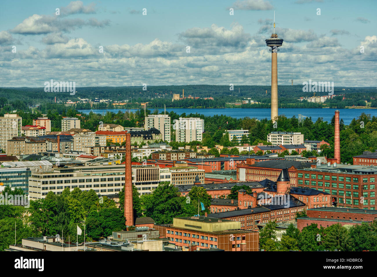 July 2016, urban capture of Tampere (Finland), HDR-technique Stock ...