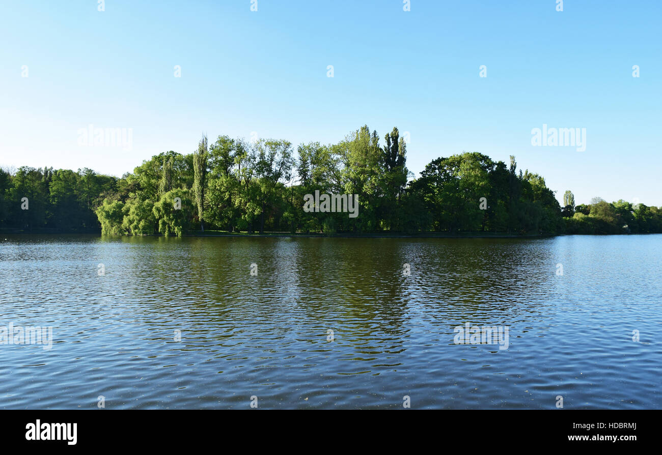 Beautiful Lake View, Bucharest, Romania Stock Photo - Alamy