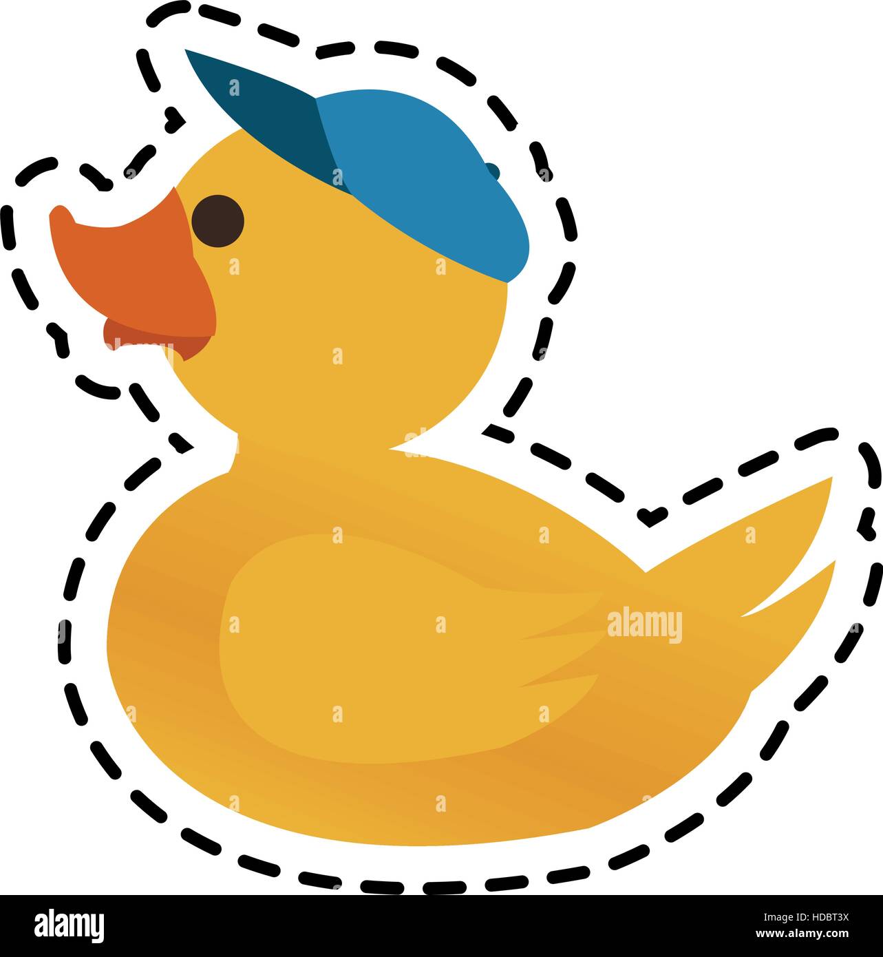 Isolated toy duck cartoon design Stock Vector Image & Art - Alamy