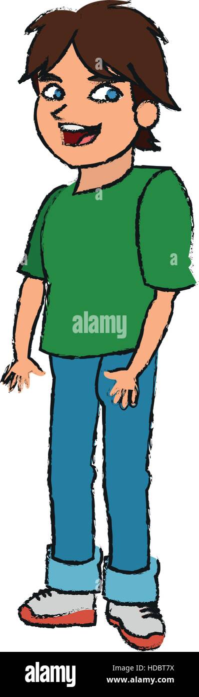 Isolated boy cartoon design Stock Vector Image & Art - Alamy