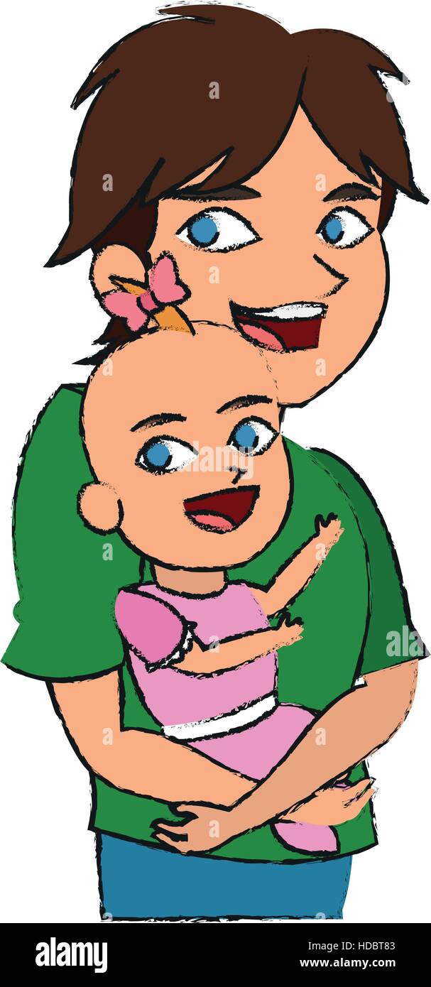 Isolated baby and brother cartoon design Stock Vector Image & Art - Alamy