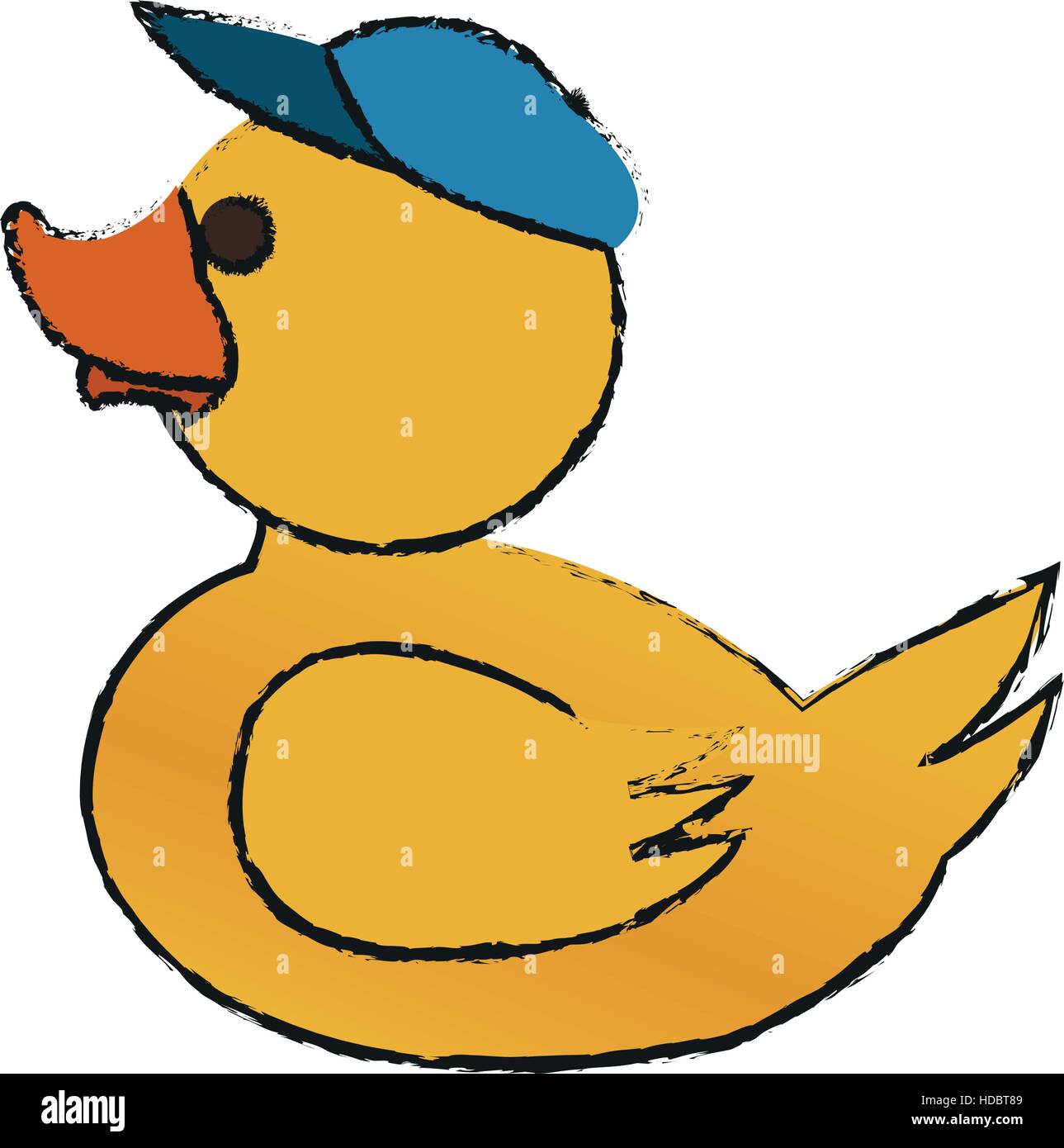 Isolated toy duck cartoon design Stock Vector Image & Art - Alamy
