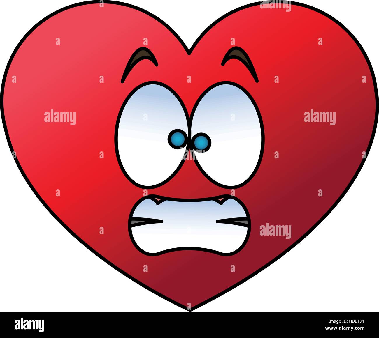 Isolated heart cartoon design Stock Vector Image & Art - Alamy