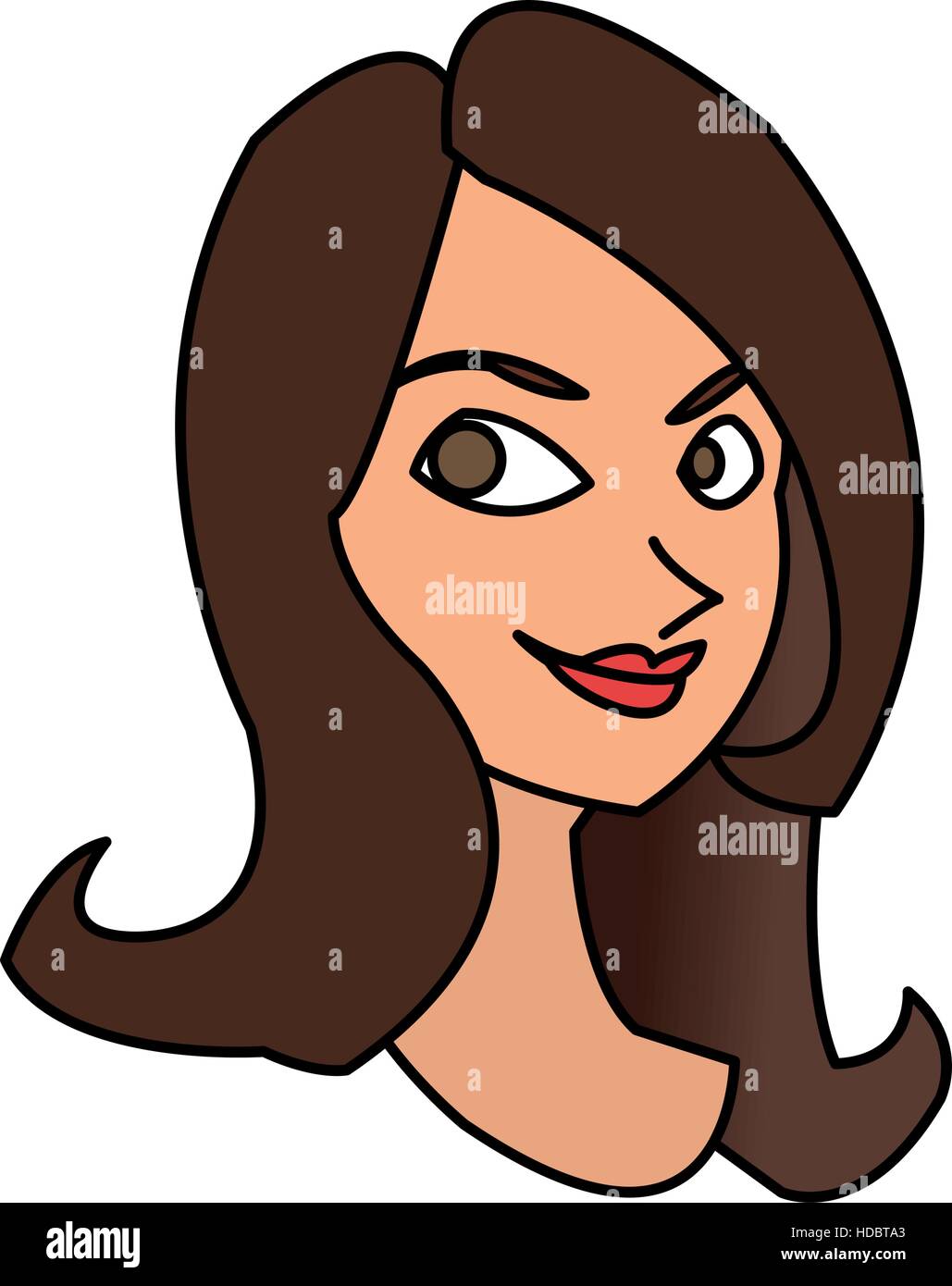 Isolated woman cartoon design Stock Vector Image & Art - Alamy
