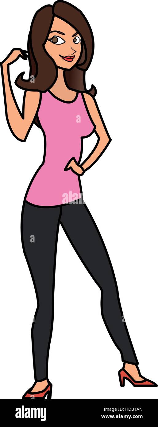 Isolated woman cartoon design Stock Vector Image & Art - Alamy