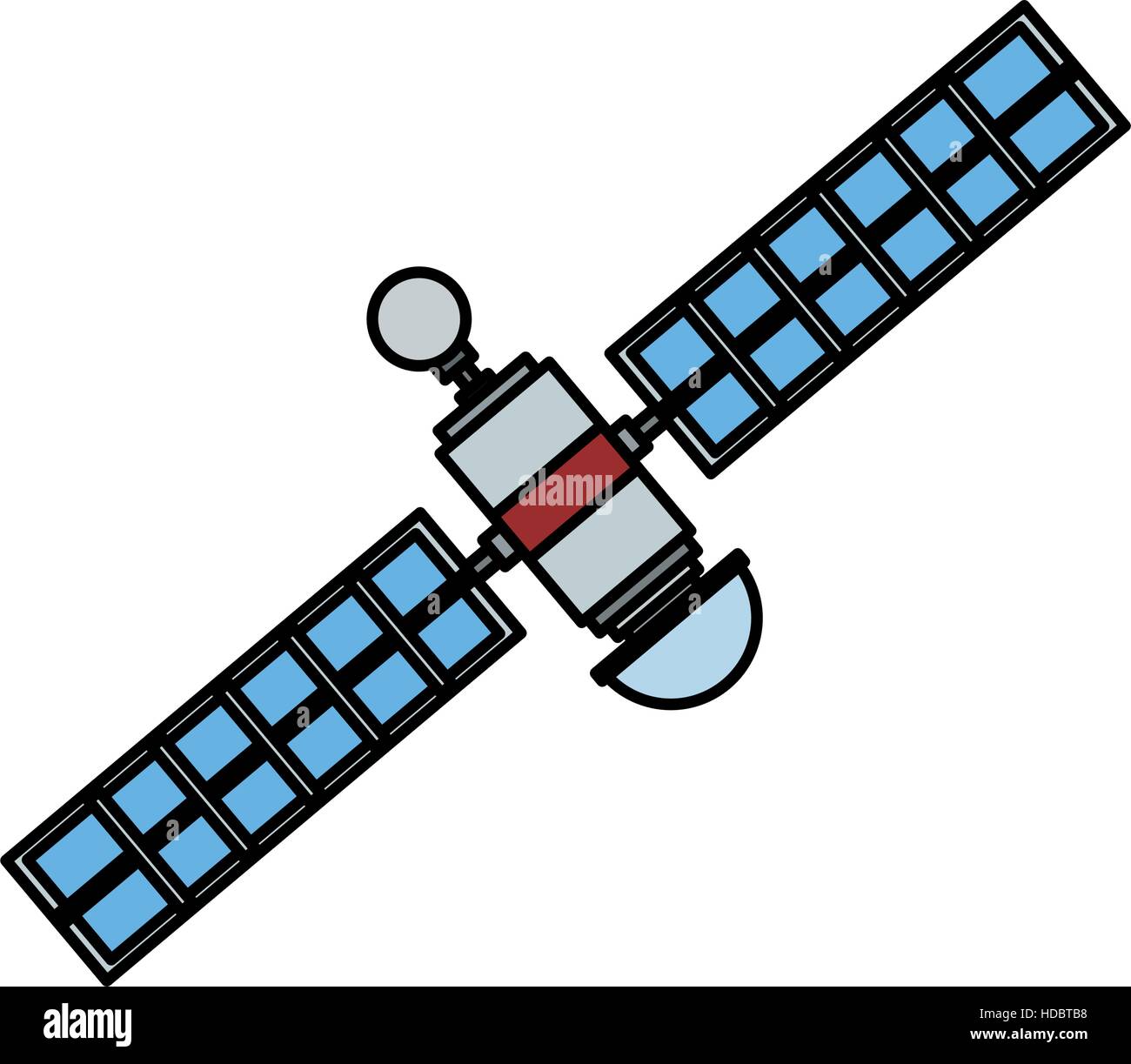 Isolated satellite design Stock Vector Image & Art - Alamy