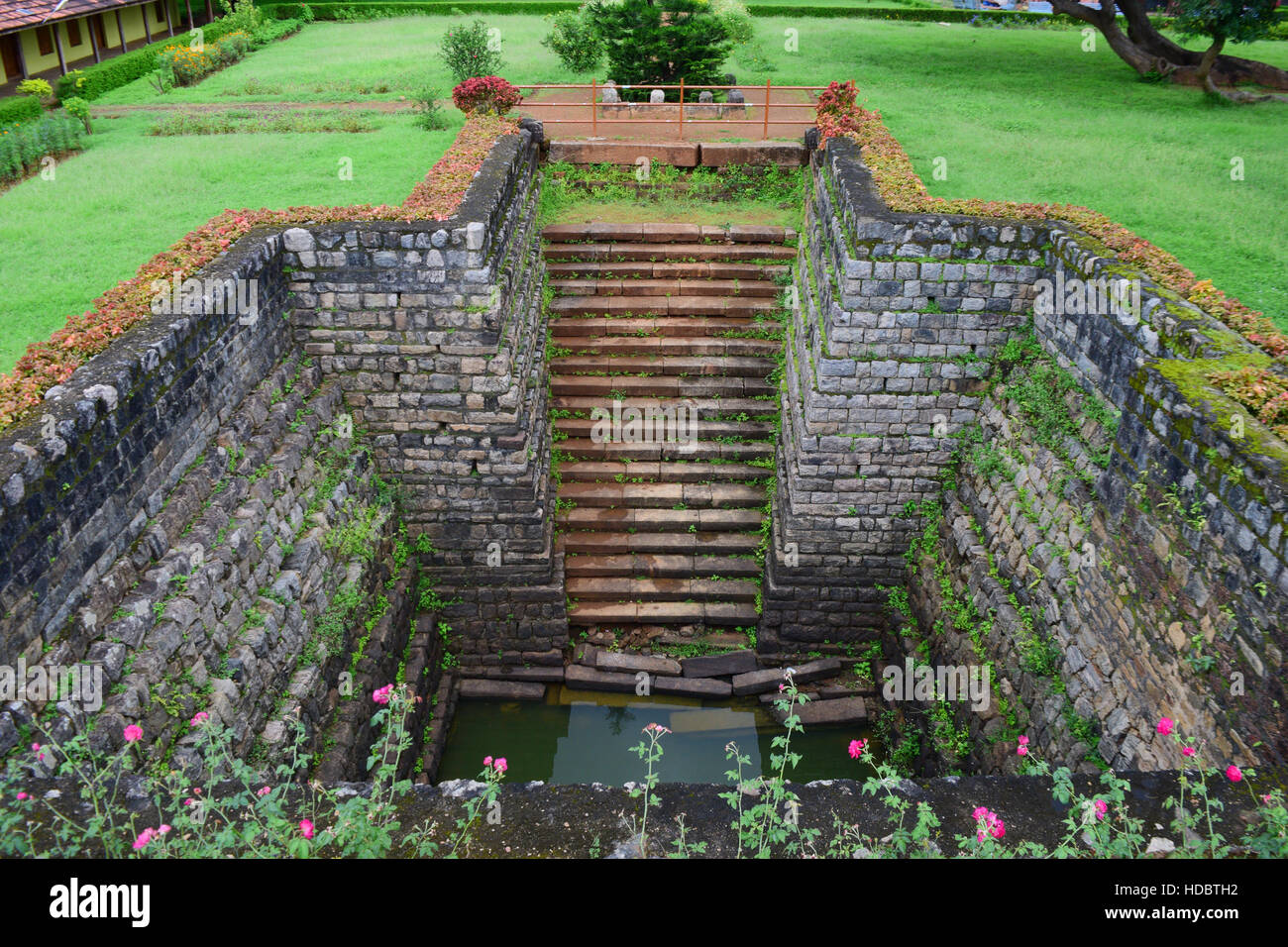 Palakkad Fort Ancient Pond made of several stone steps Palakkad fort ...