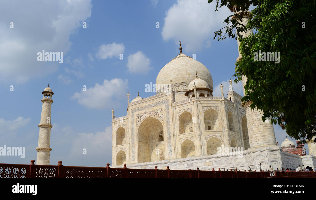 Taj mahal ,one of the Beautiful world wonder located in Agra India Asia ...