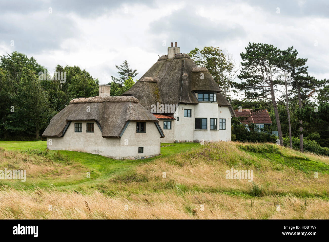 Polar explorer Knud Rasmussen's workhouse, memorial, Hundested, Capital ...