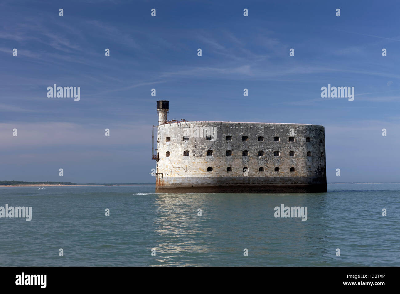 Fort Boyard, historic fortress, former prison, Ile-d'Aix, Atlantic ...