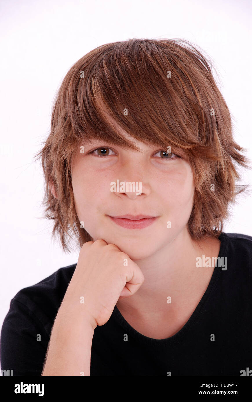 Portrait of a boy, 12 years old Stock Photo - Alamy