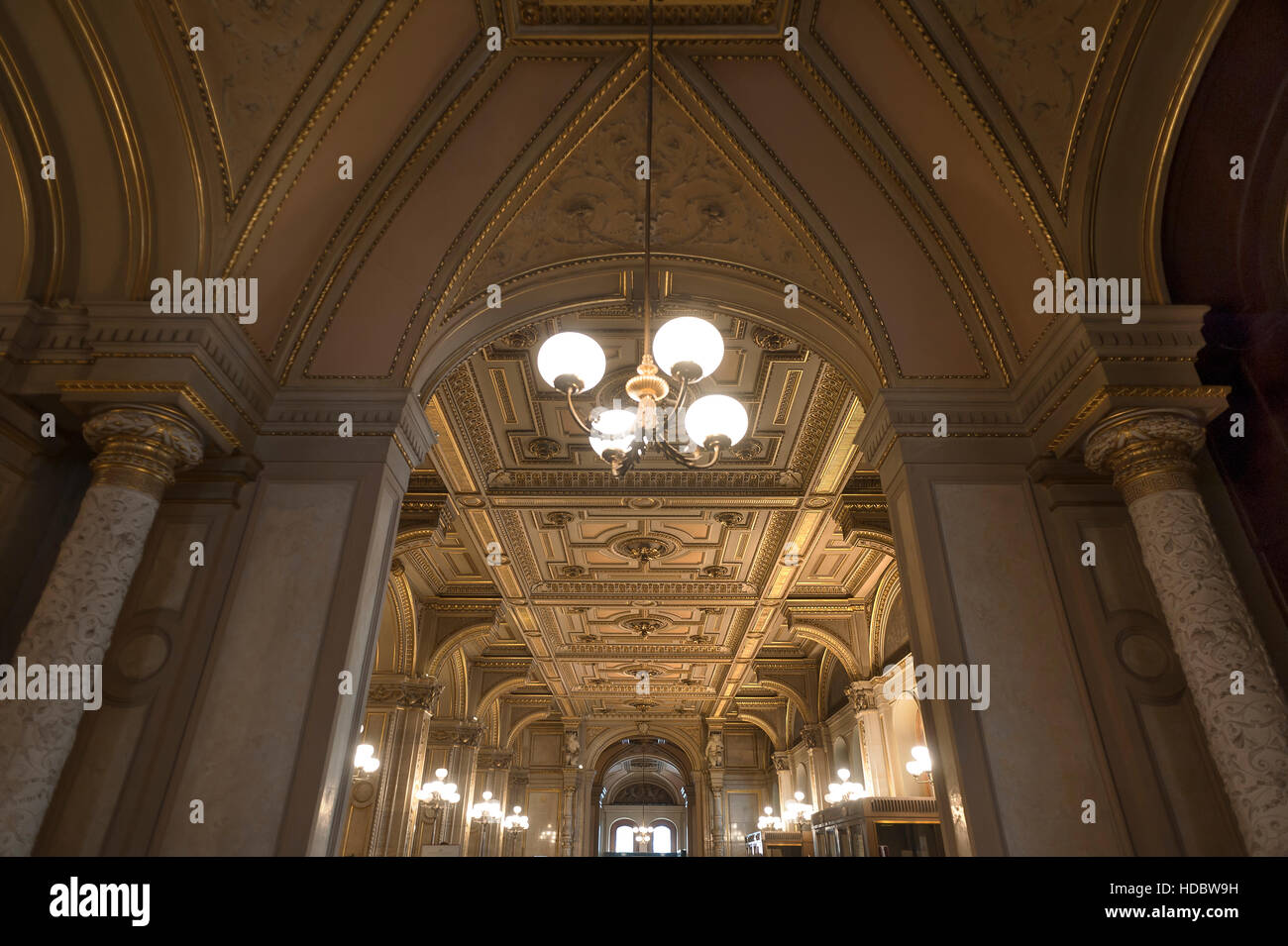 Vienna State Opera, foyer ceiling, Vienna, Austria Stock Photo - Alamy