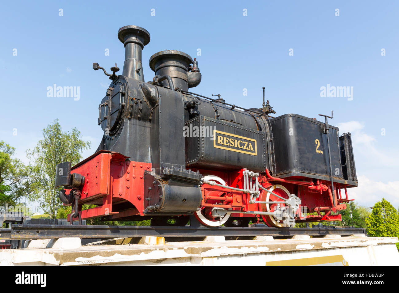 Locomotive, first built in Reșița in 1872, Steam Locomotives Museum ...
