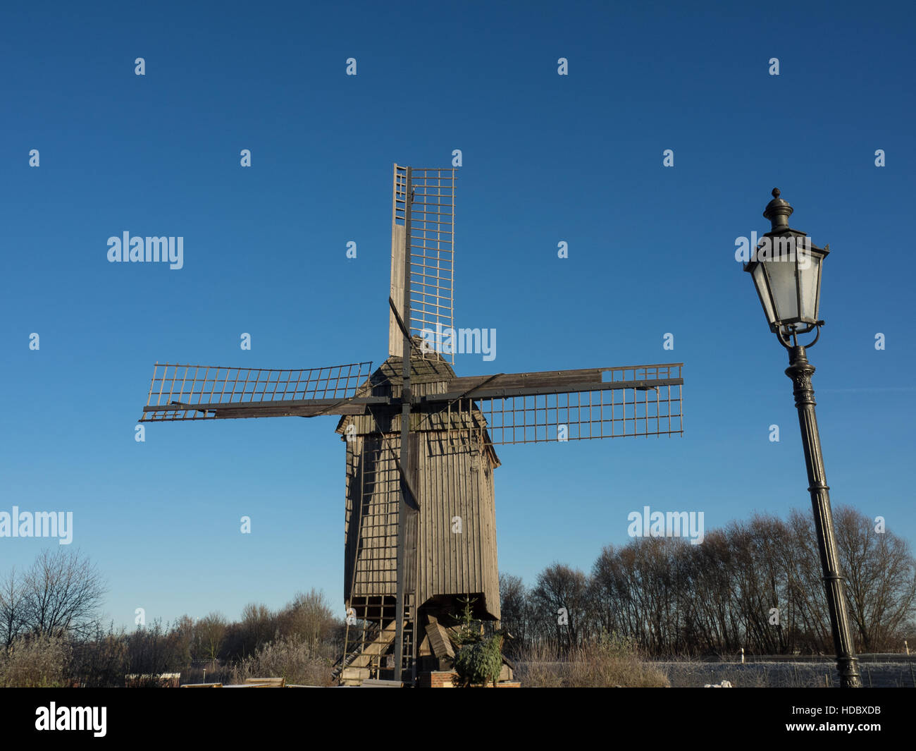 Windmill in germany Stock Photo - Alamy