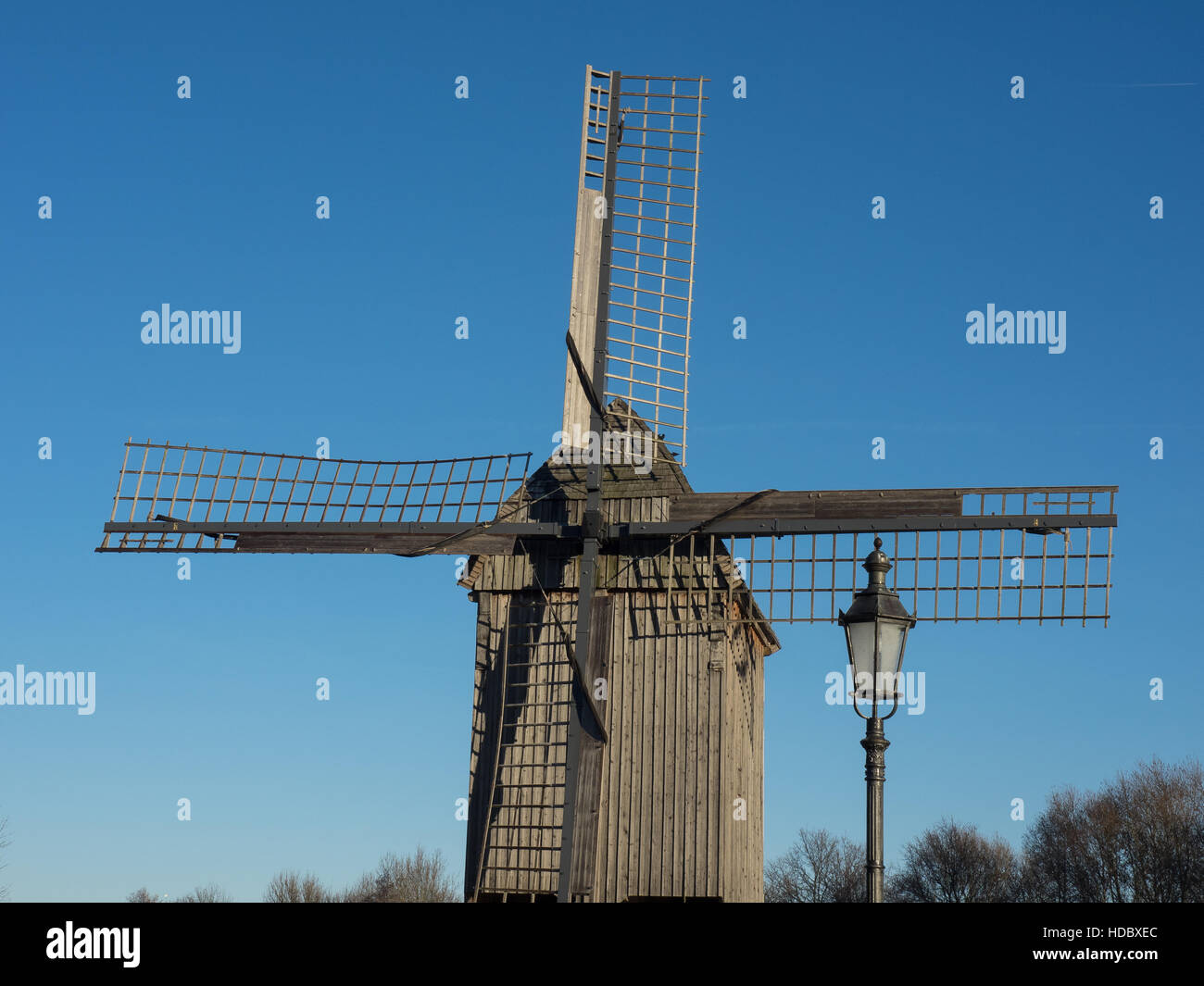 Windmill in germany Stock Photo - Alamy