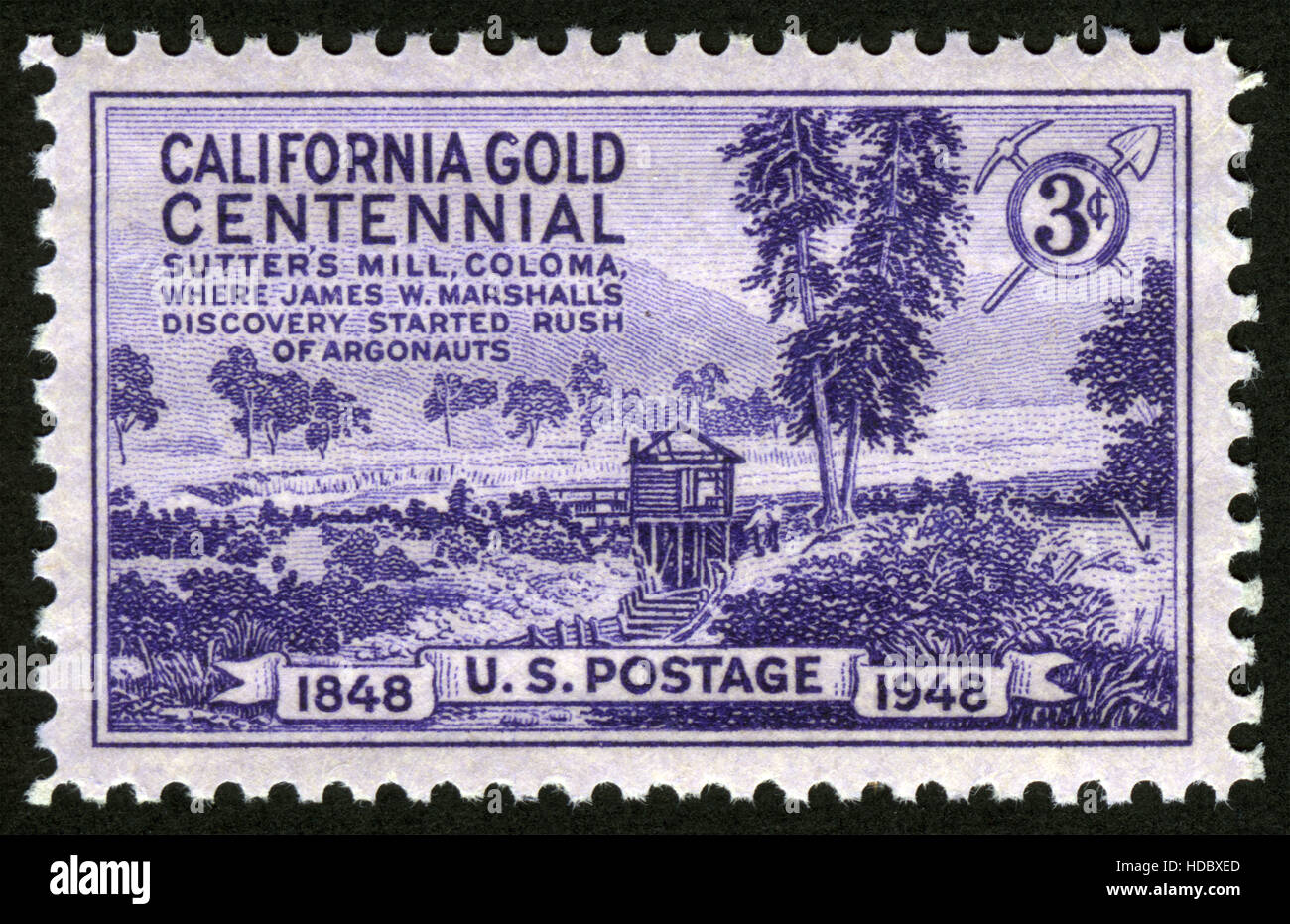 California postal stamp hi-res stock photography and images - Alamy