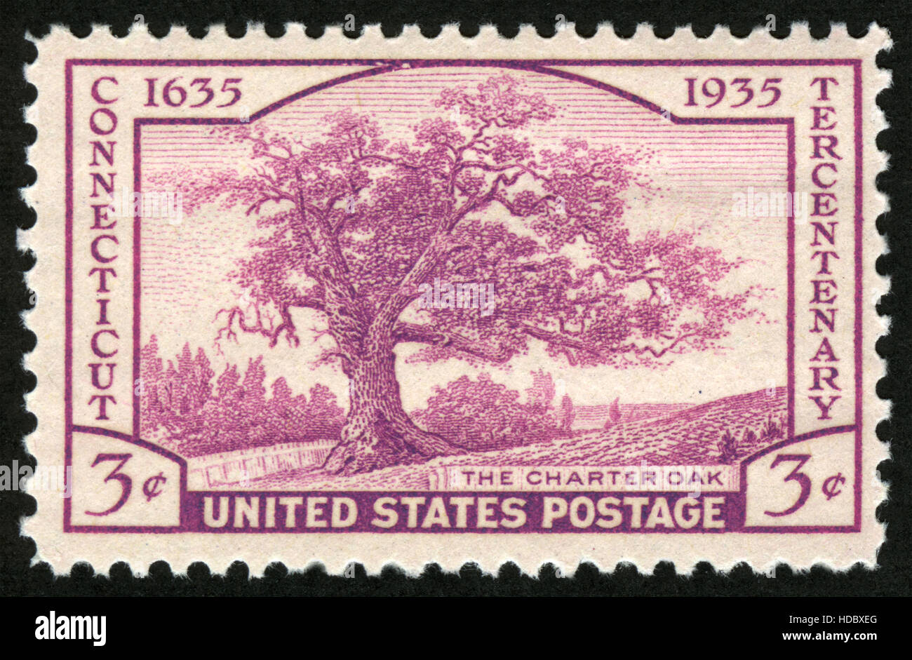 Connecticut stamp hi-res stock photography and images - Alamy