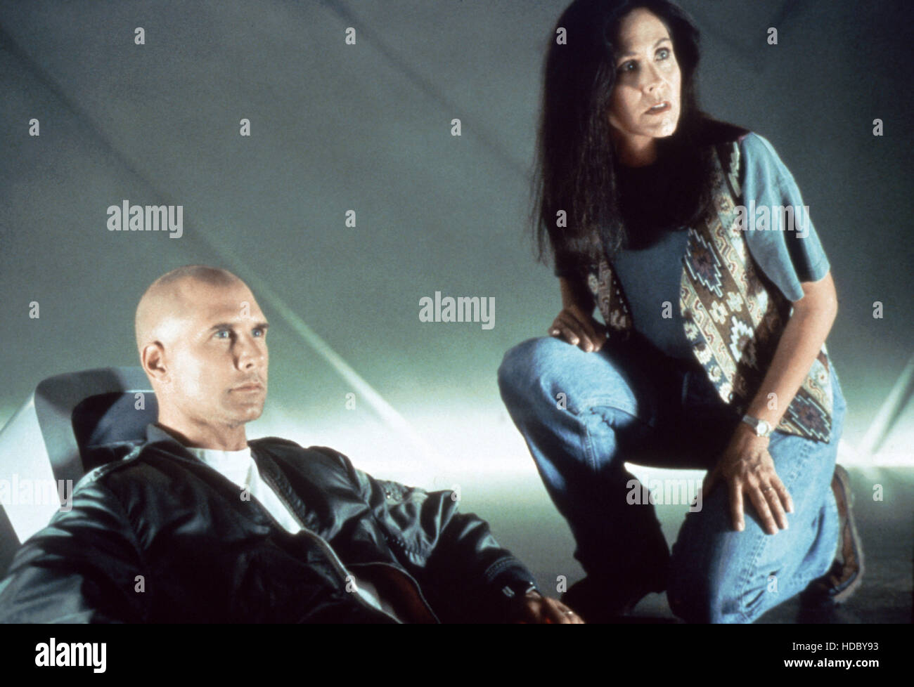OFFICIAL DENIAL, from left: Parker Stevenson, Erin Gray, 1993, © Sci-Fi ...