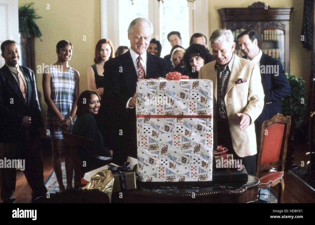 ORLEANS, (front, from left): Larry Hagman, Ralph Waite, 1997 ...