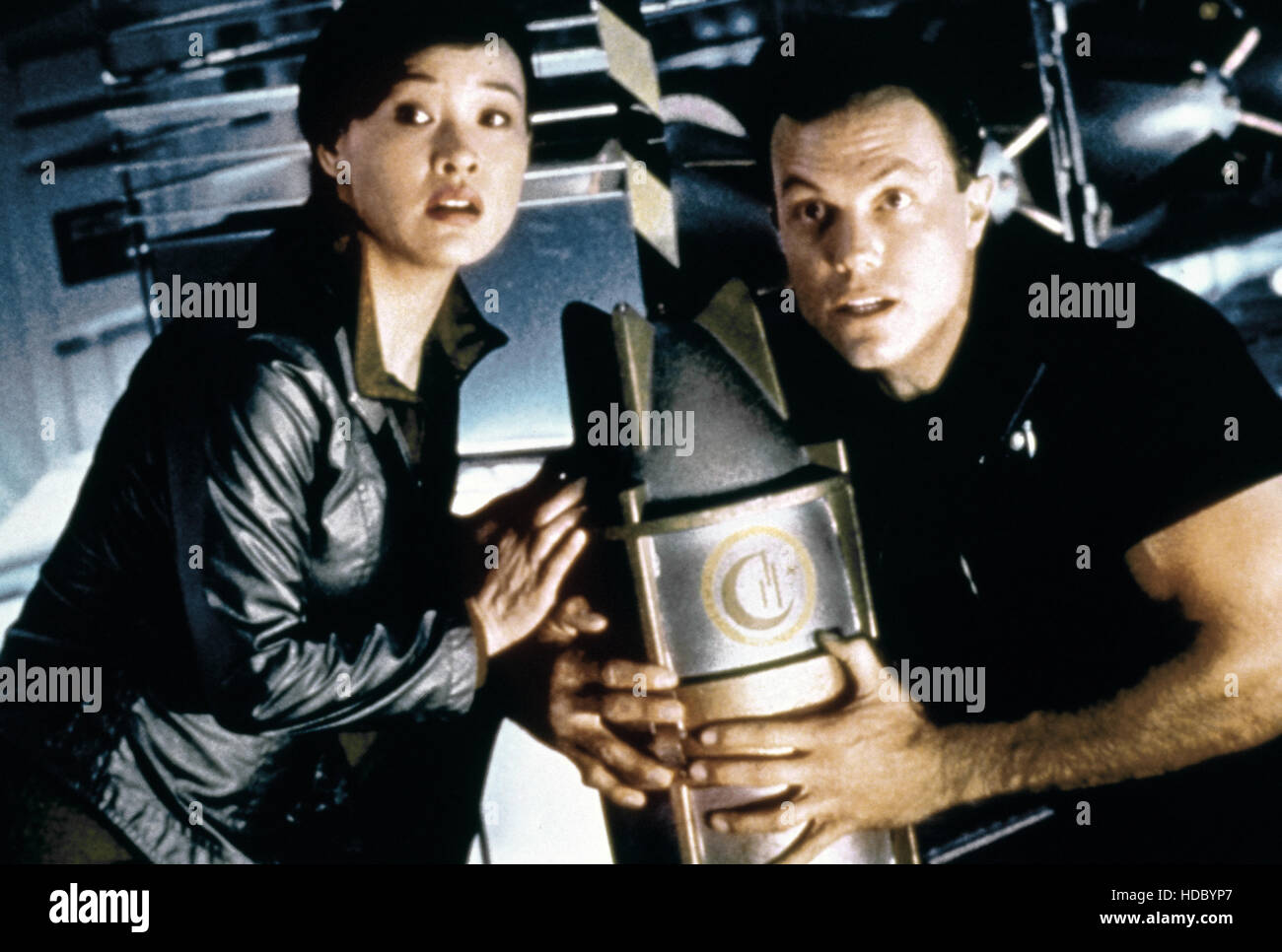 THE OUTER LIMITS, (from left): Joan Chen, Adam Baldwin, 'Phobos Rising ...
