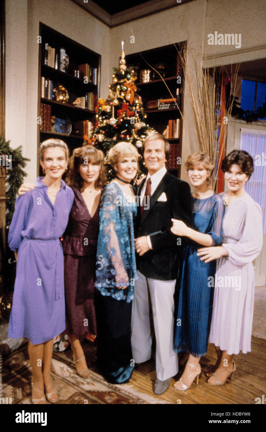 PAT BOONE CHRISTMAS SPECIAL, Shirley Boone (3rd from left), Pat Boone ...