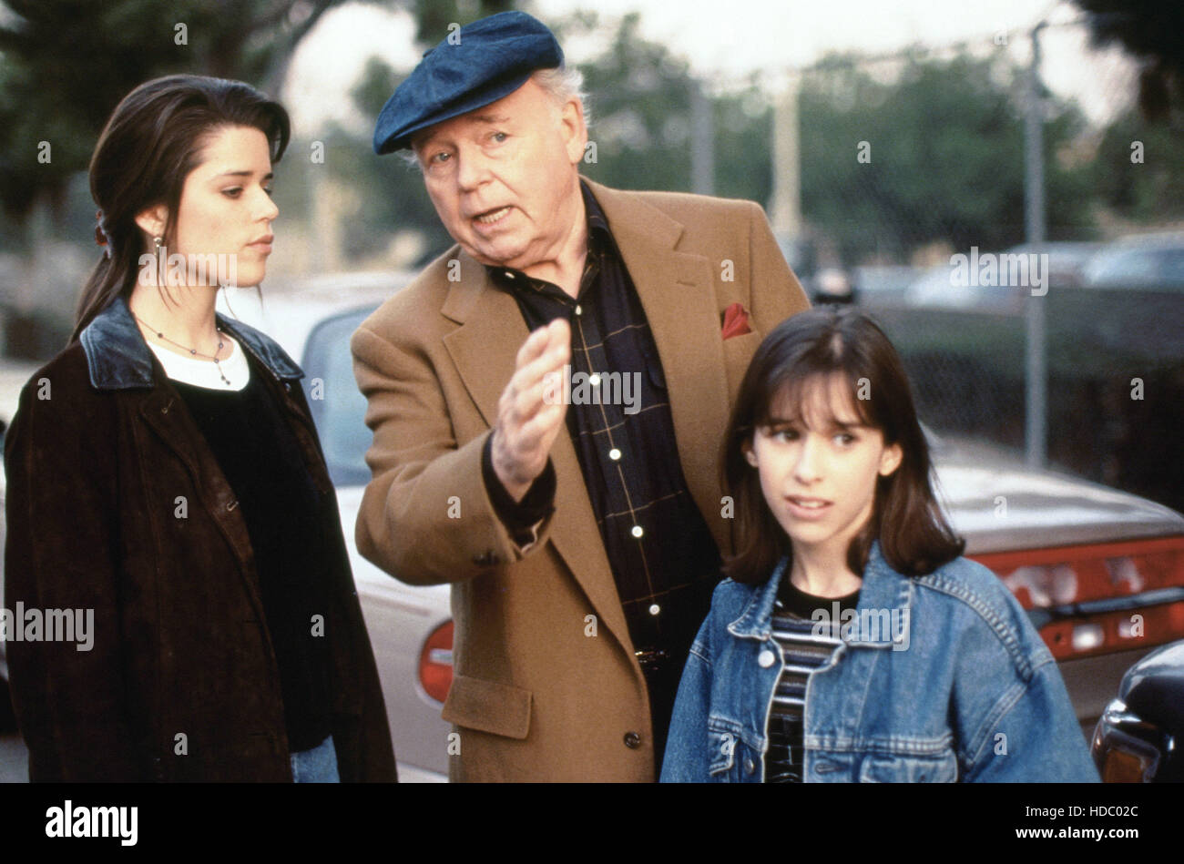 PARTY OF FIVE, from left: Neve Campbell, Carroll O'Connor, Lacey ...