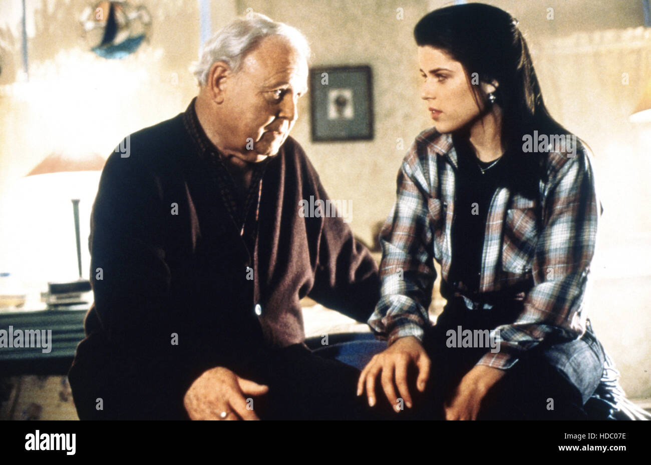 PARTY OF FIVE, (from left): Carroll O'Connor, Neve Campbell, 'Christmas ...