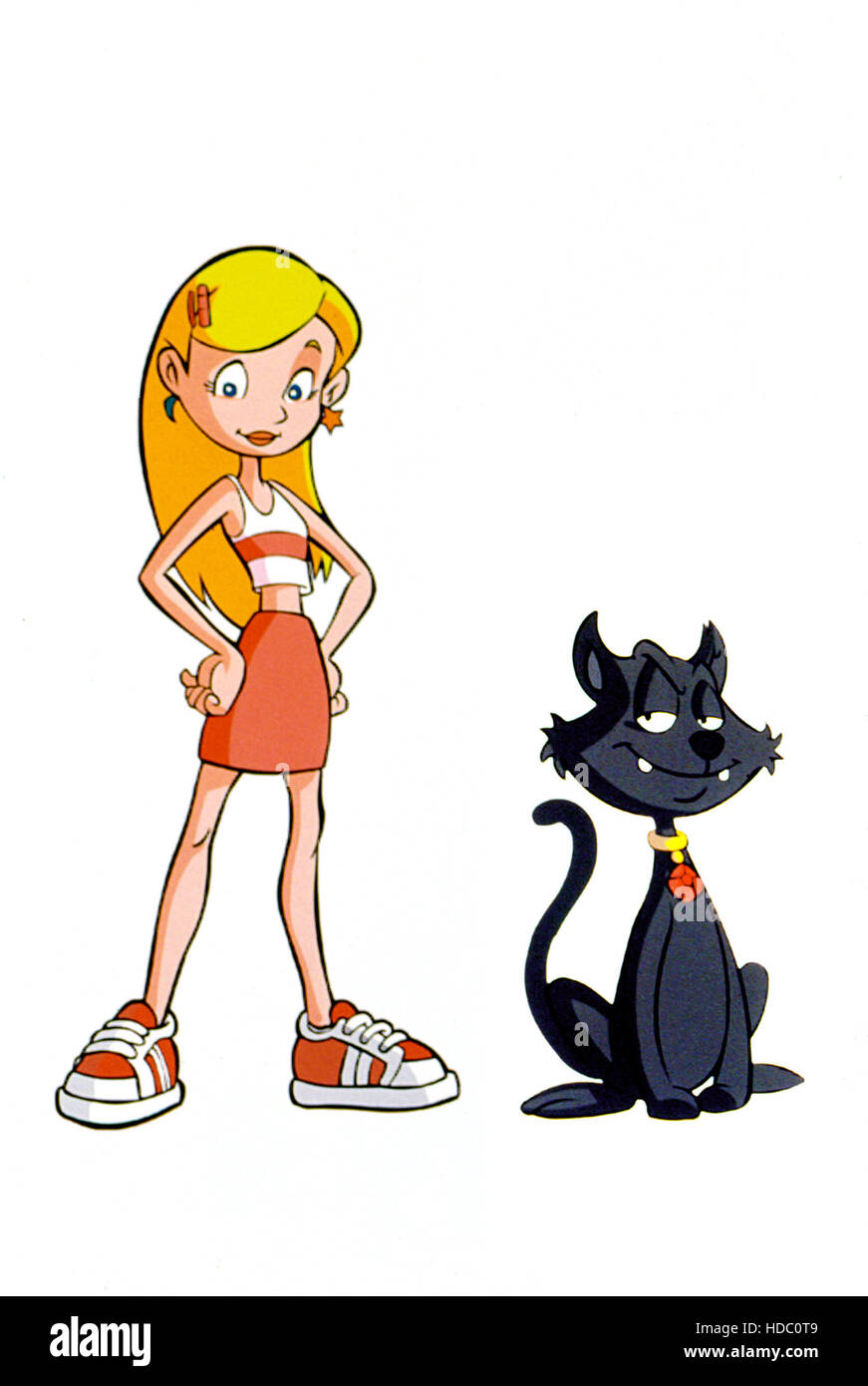 SABRINA THE ANIMATED SERIES, Sabrina Spellman, Salem the Cat, 1999-2001 ...
