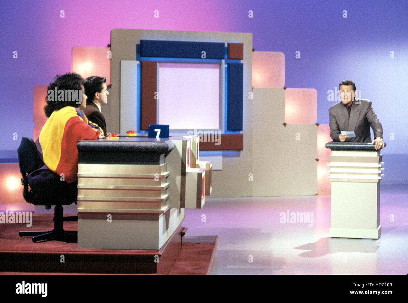 SCRABBLE, Host Chuck Woolery, 1984-90 Stock Photo - Alamy