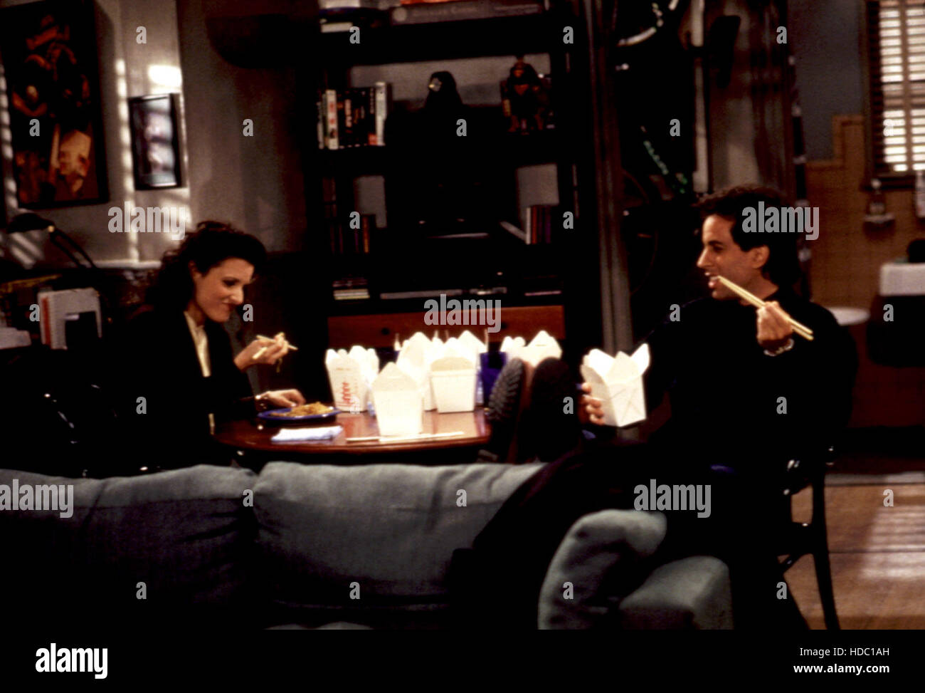 SEINFELD, Julia Louis-Dreyfus, Jerry Seinfeld, 1990-1998, Chinese food ...