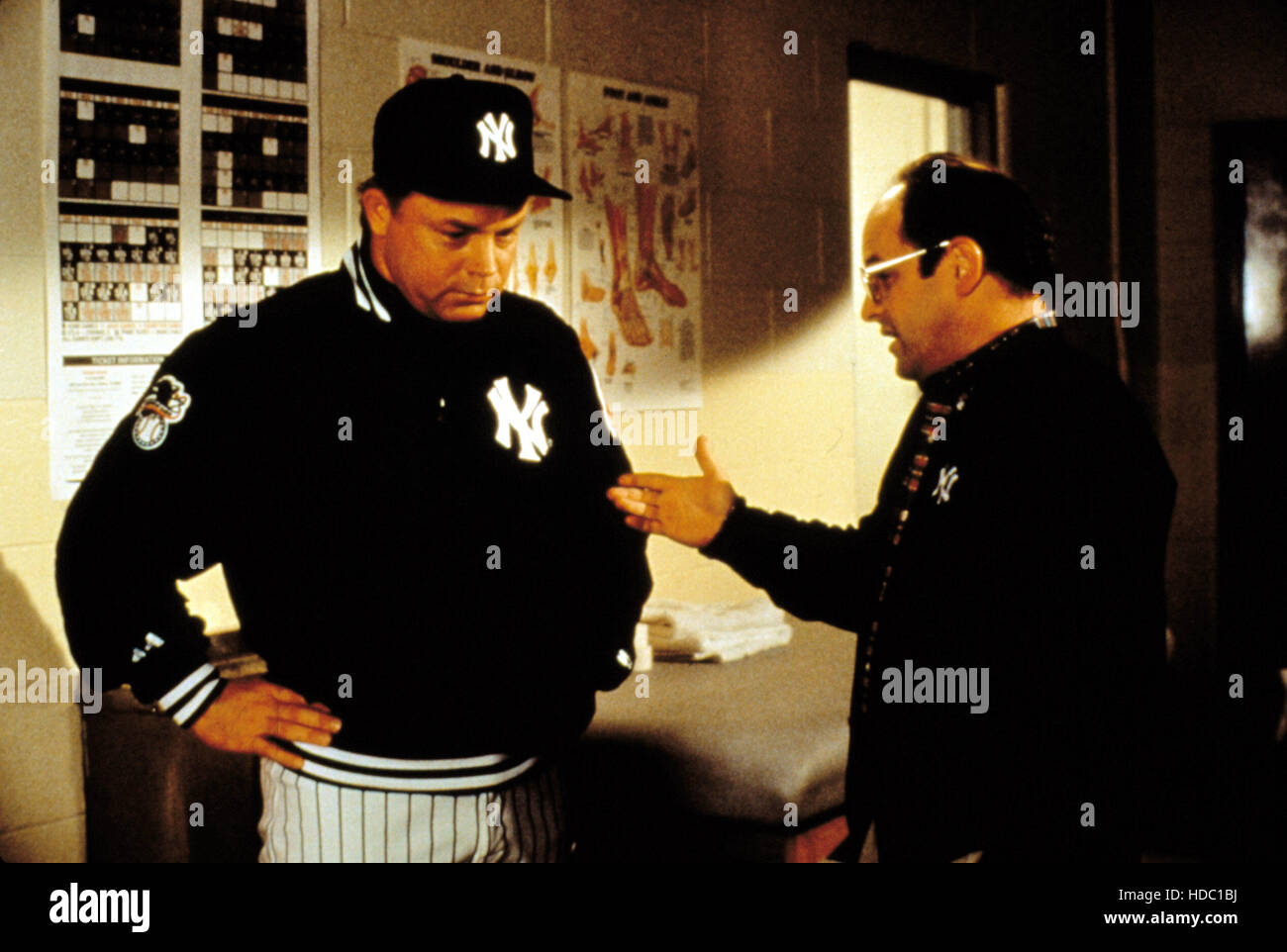 SEINFELD, Former Yankees Manager Buck Showalter, Jason Alexander, 1994 ...