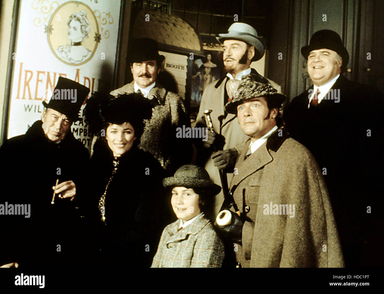 SHERLOCK HOLMES IN NEW YORK, Patrick MacNee (top, left), Gig Young (top ...