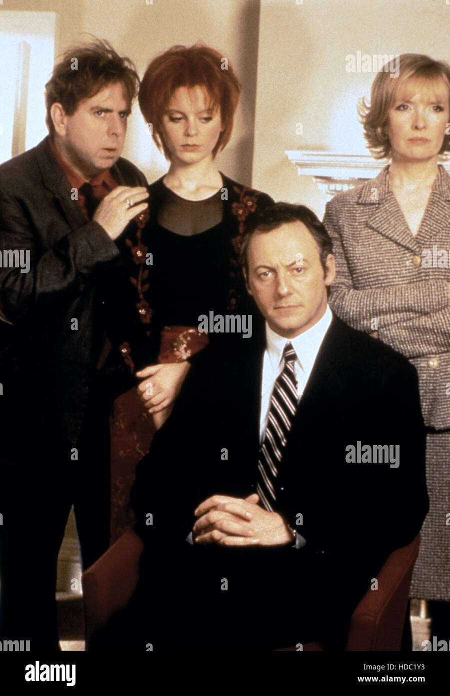 SHOOTING THE PAST, (from left): Timoth Spall, Emilia Fox, Liam ...