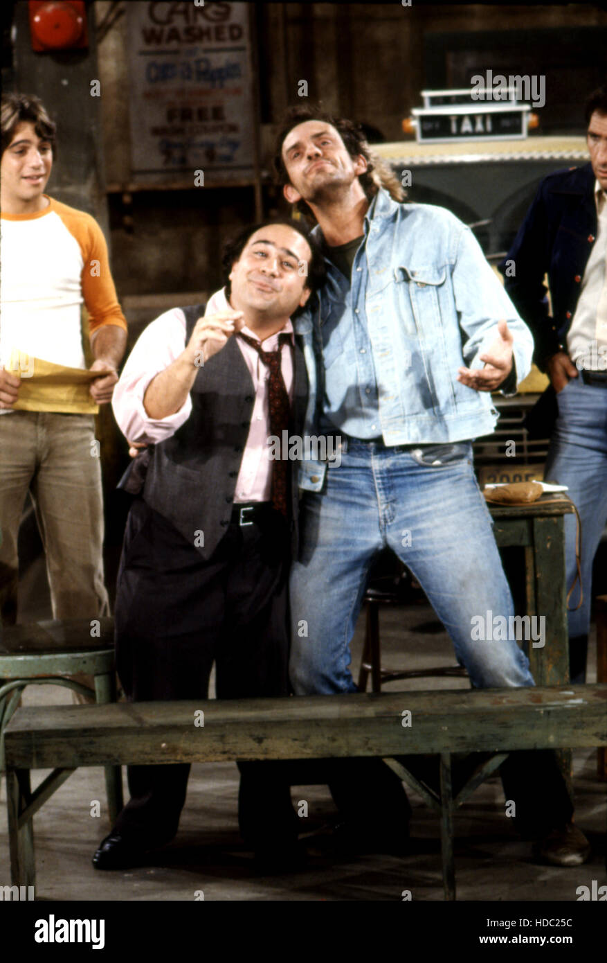 TAXI, Tony Danza, Danny DeVito, Christopher Lloyd, 1978-83. (c ...