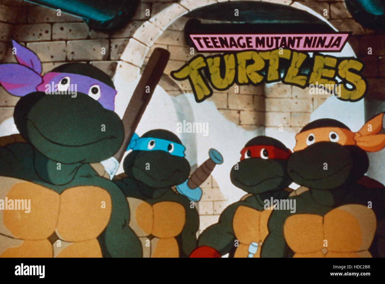 TEENAGE MUTANT NINJA TURTLES, from left: Donatello, Leonardo, Raphael ...