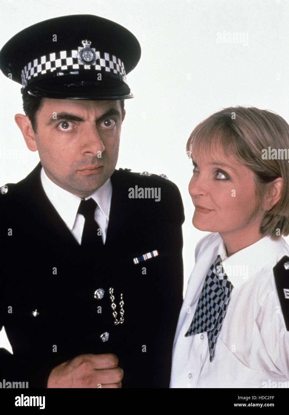 THE THIN BLUE LINE, from left: Rowan Atkinson, Serena Evans, 1995-1996 ...