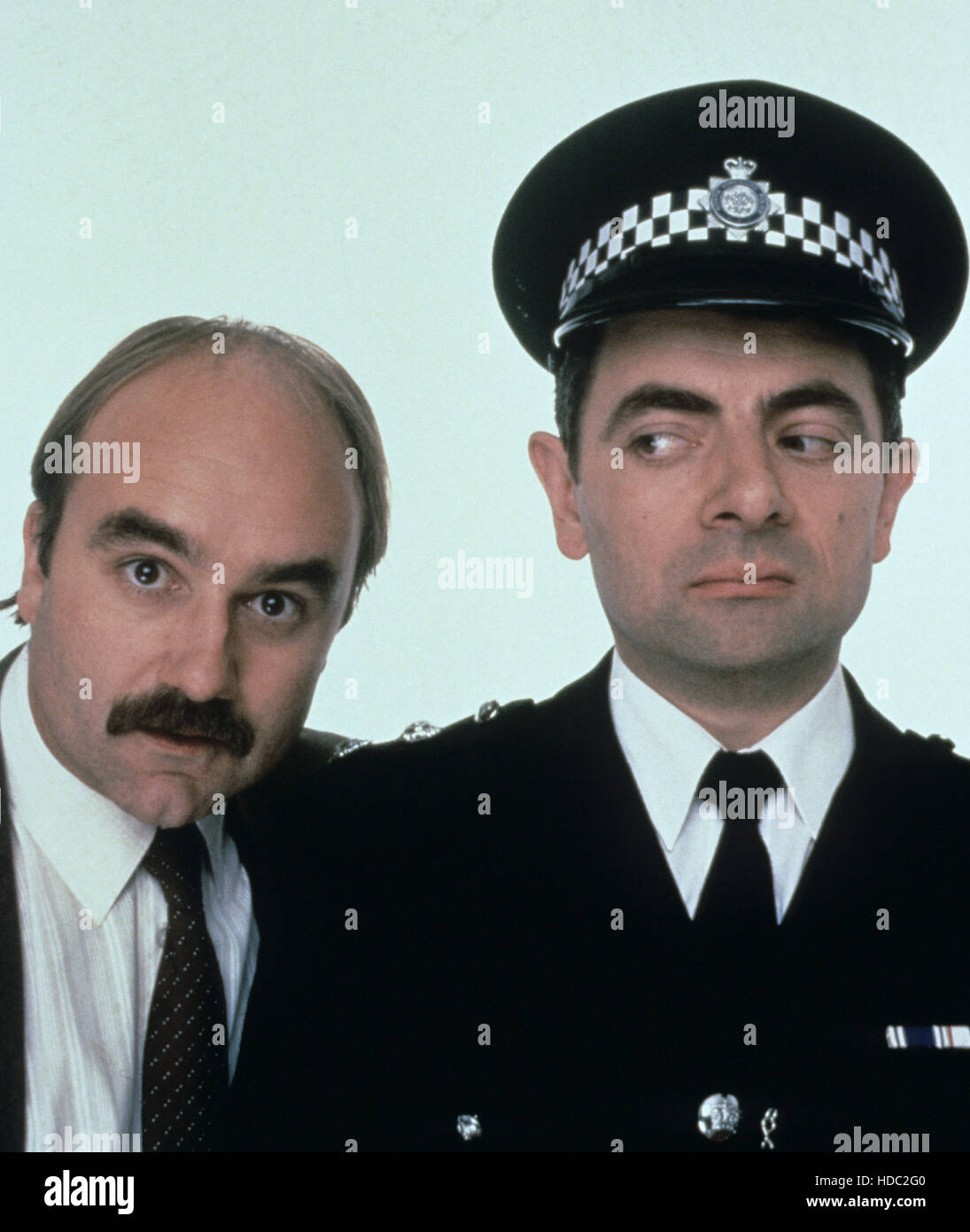 THE THIN BLUE LINE, from left: David Haig, Rowan Atkinson, 1995-1996 ...