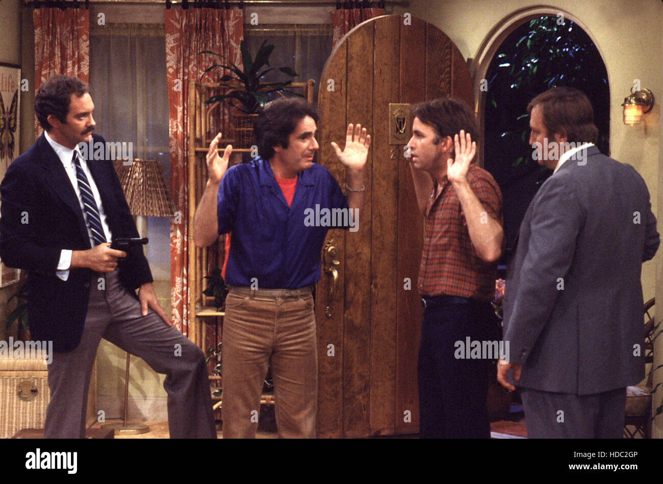 THREE'S COMPANY, Richard Kline, John Ritter, 1977-1984 Stock Photo - Alamy