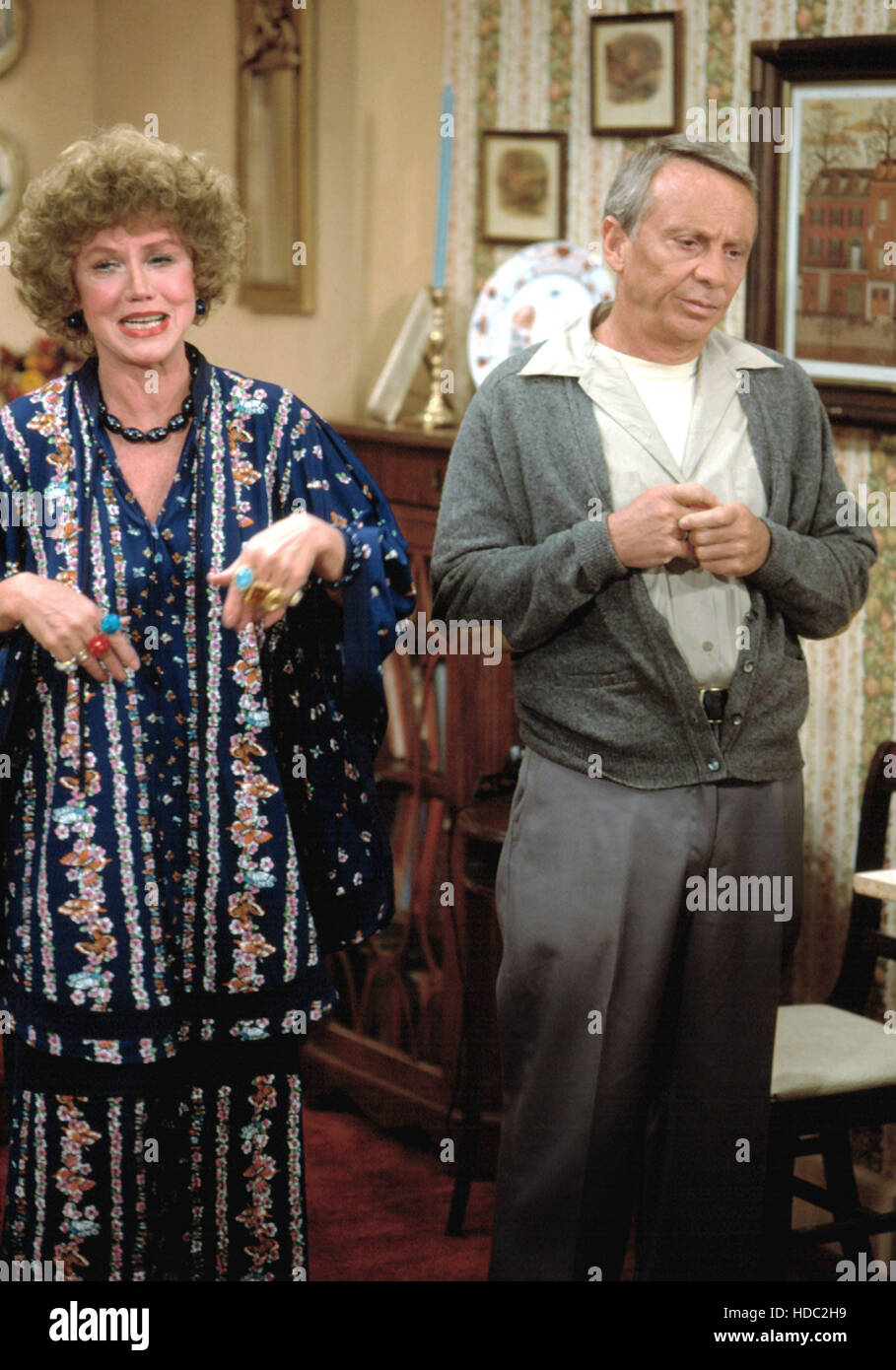 THREE'S COMPANY, Audra Lindley, Norman Fell, 1977-84 Stock Photo - Alamy