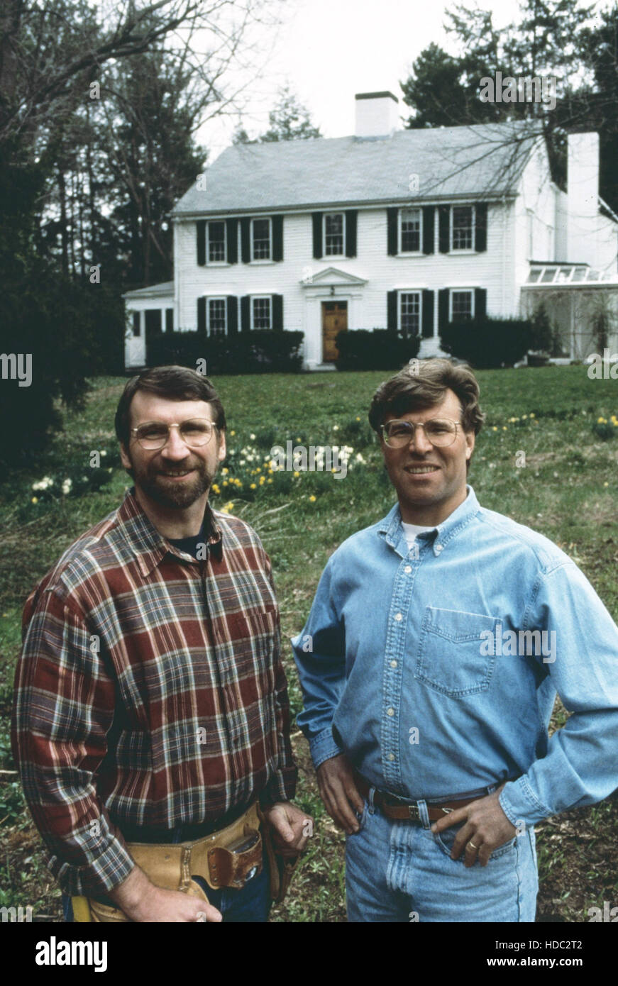 THIS OLD HOUSE, from left: Norm Abram, Steve Thomas, 1992 -, © PBS ...