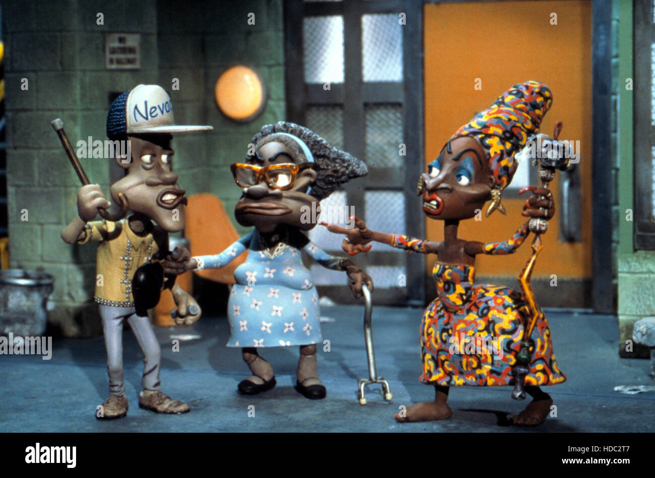 THE PJs, Sanchez, Mrs. Avery, Haiti Lady, 1999-2001, TM & Copyright (c ...