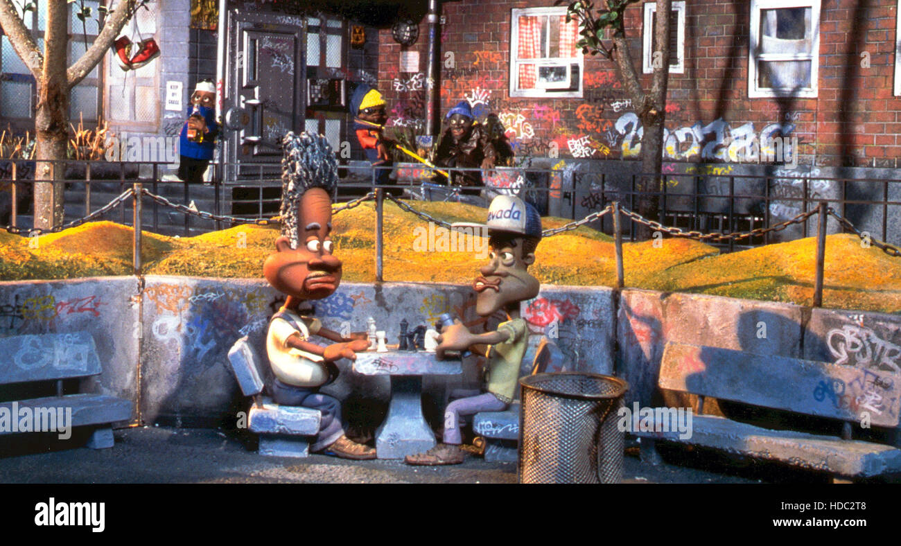 THE PJs, Thurgood Stubbs, Sanchez, 1999-2001, TM & Copyright (c) 20th ...