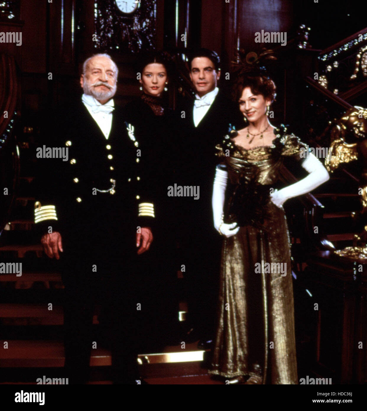 TITANIC, George C. Scott, Catherine Zeta-Jones, Peter Gallagher, Marilu ...