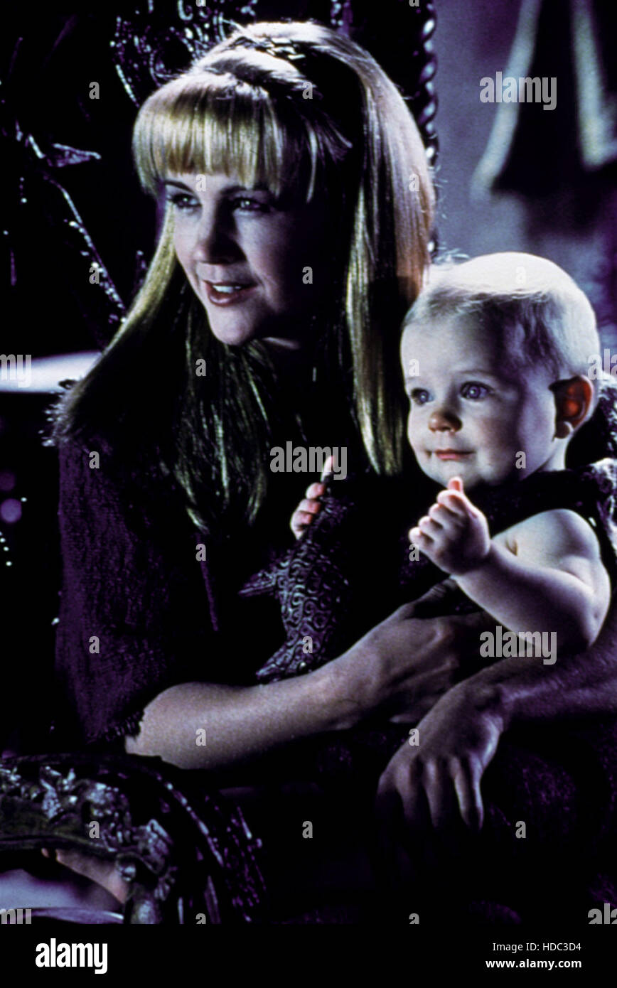 XENA-WARRIOR PRINCESS, Renee O'Connor, 1995-2001, with her baby Hope ...
