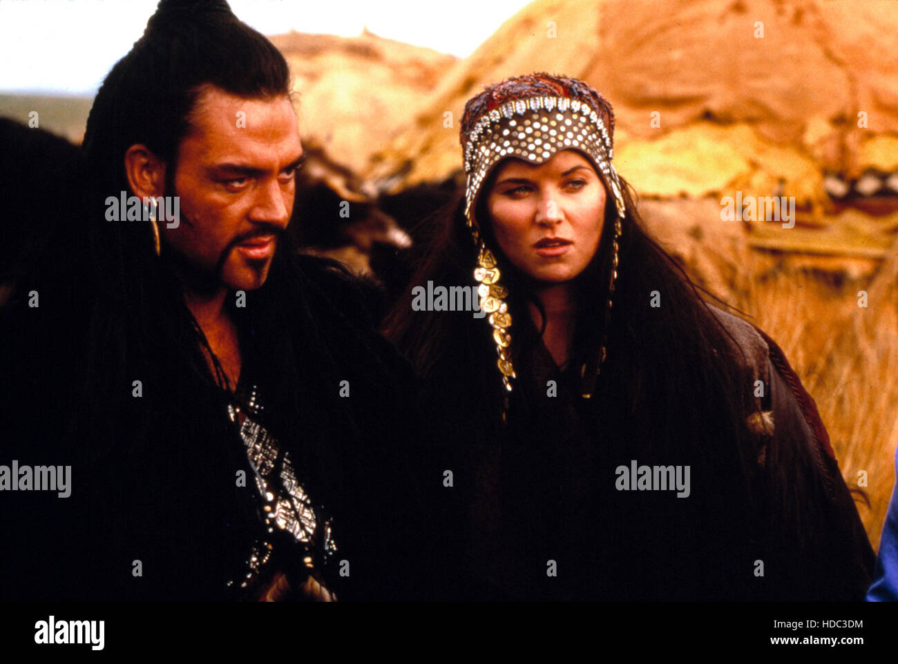 XENA : WARRIOR PRINCESS, Lucy Lawless, Marton Csokas, Ep.(The Deliverer), 11/1/97 Stock Photo ...