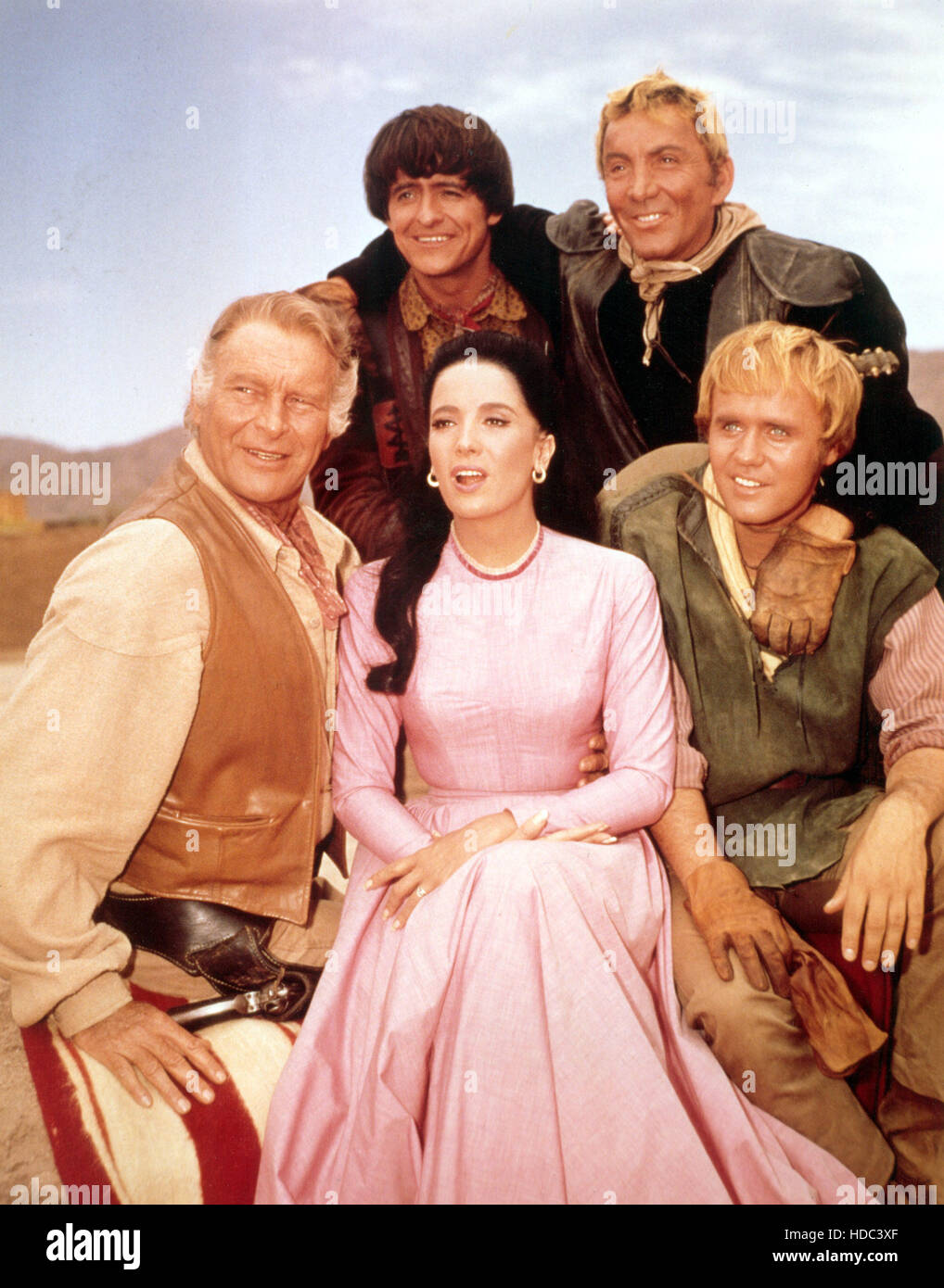 HIGH CHAPARRAL, Leif Erickson, Henry Darrow, Linda Cristal, Cameron Mitchell, Mark Slade, 1967 ...