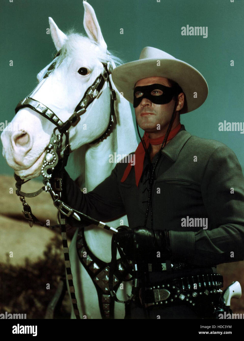 LONE RANGER, Clayton Moore, 1949-1957 Stock Photo - Alamy