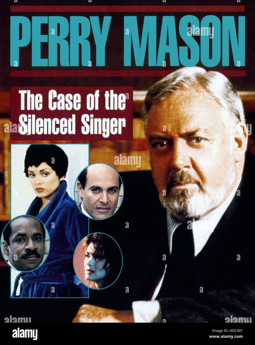 PERRY MASON: THE CASE OF THE SILENCED SINGER, left clockwise from ...